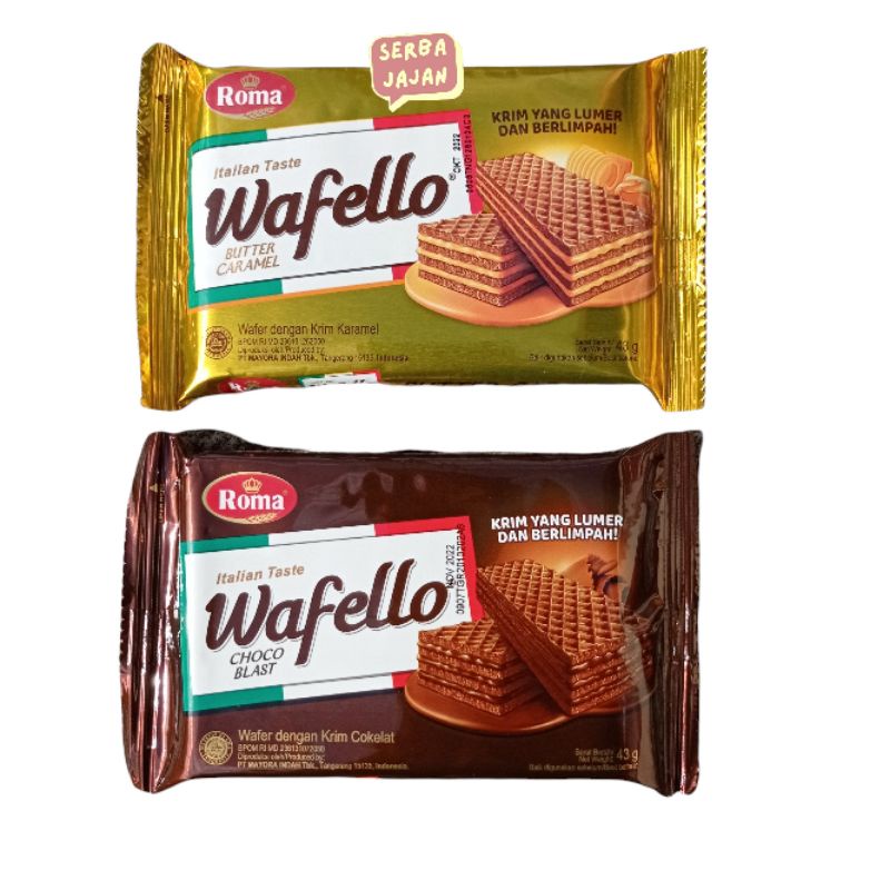 Jual ROMA WAFFELO 43g | Shopee Indonesia