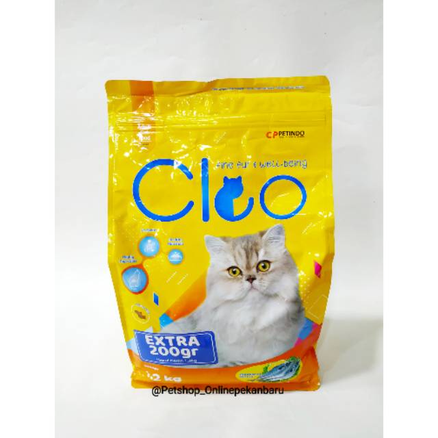 Jual CLEO CAT FOOD ADULT MACKAREL FLAVOR 1,2KG | Shopee Indonesia