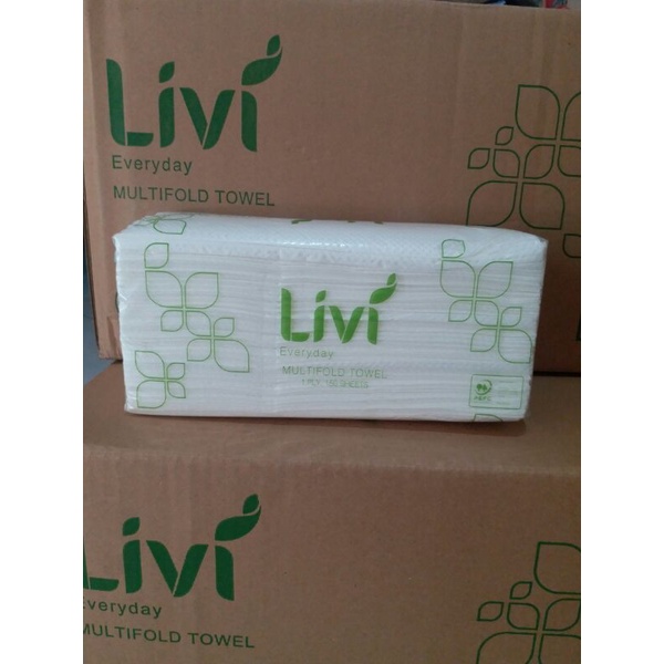 Jual (OBRAL) LIVI Everyday Multifold Towel | Tissue Cuci Tangan 150 ...