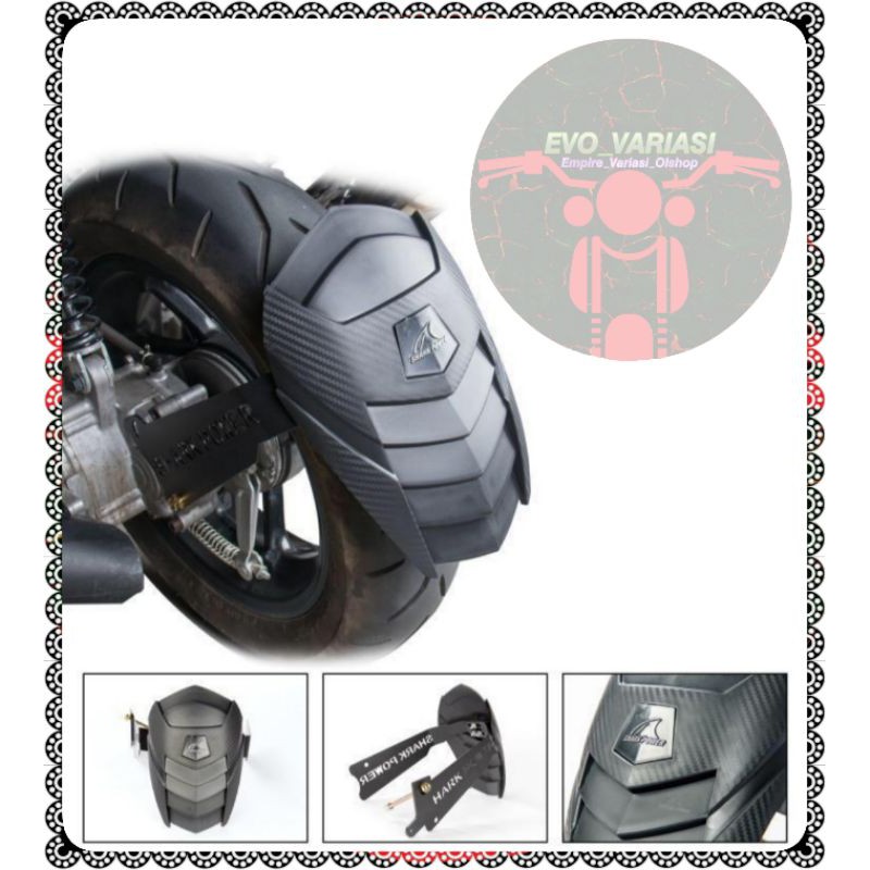 Jual mudguard spakbor penutup ban penahan lumpur belakang moge ...