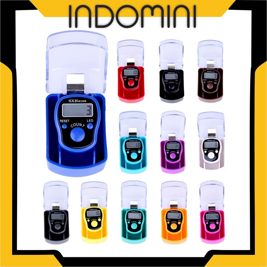 Jual INDOMINI TASBIH Digital Led Tasbih Jari Counter Tally Tasbeh ...