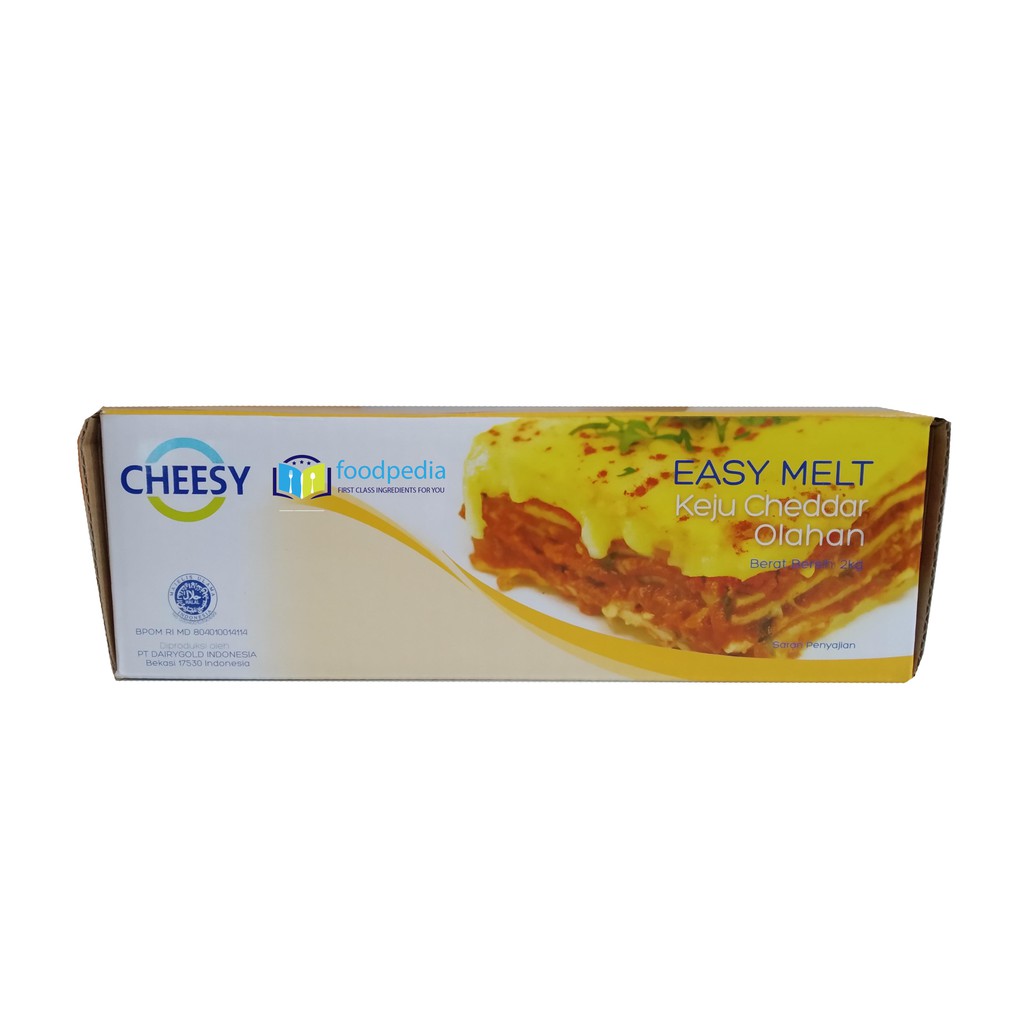 Jual CHEESY KEJU EASY MELT 2 KG - KEJU QUICK MELT - CHEDDAR CHEESE BLOK ...