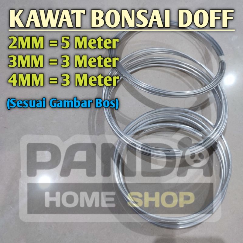 Jual Kawat Bonsai Doff 3 Ukuran sesuai gambar | Shopee Indonesia