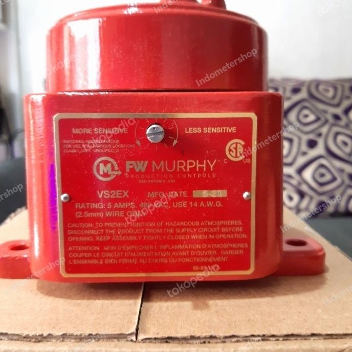 Jual MURPHY VS2EX (20700049) EXPLOSION-PROOF SHOCK & VIBRATION SWITCH ...
