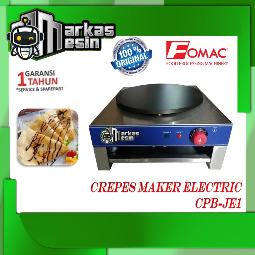 Jual Mesin Crepes Listrik CPB-JE1 FOMAC | Shopee Indonesia
