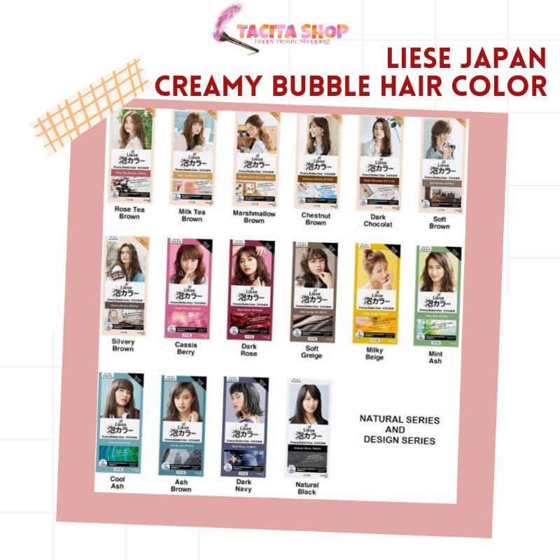 Jual LIESE Bubble Hair Color / Liese Creamy Bubble Hair Color / DIY ...