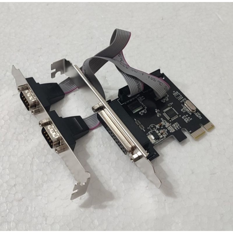 Jual PCI EXPRESS I/O CARD COMBO (1PARALLEL - 2SERIAL COM) | Shopee Indonesia