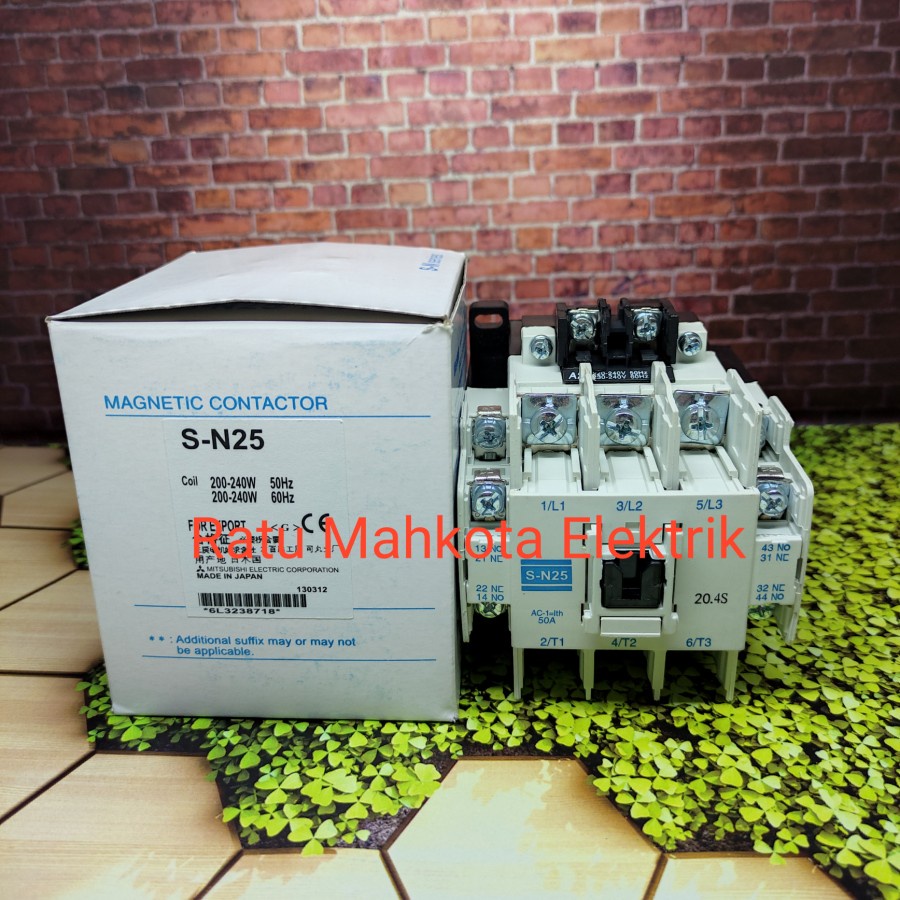 Jual Kontaktor / Contactor Mitsubishi S-N25 SN-25 SN 25 SN25 | Shopee ...