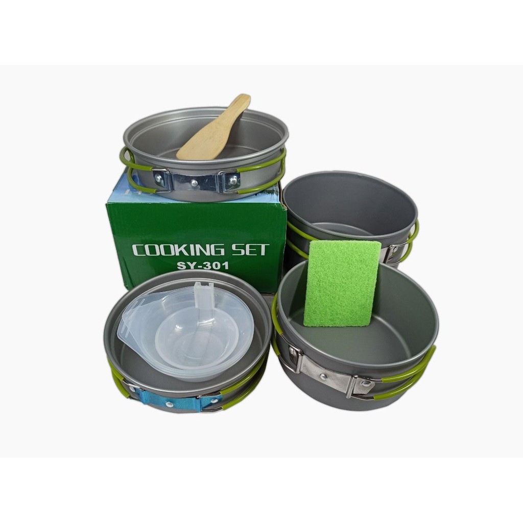 Jual COOKING SET SY-301/ DS 301 NESTING CAMPING BAYAR DI TEMPAT (COD ...