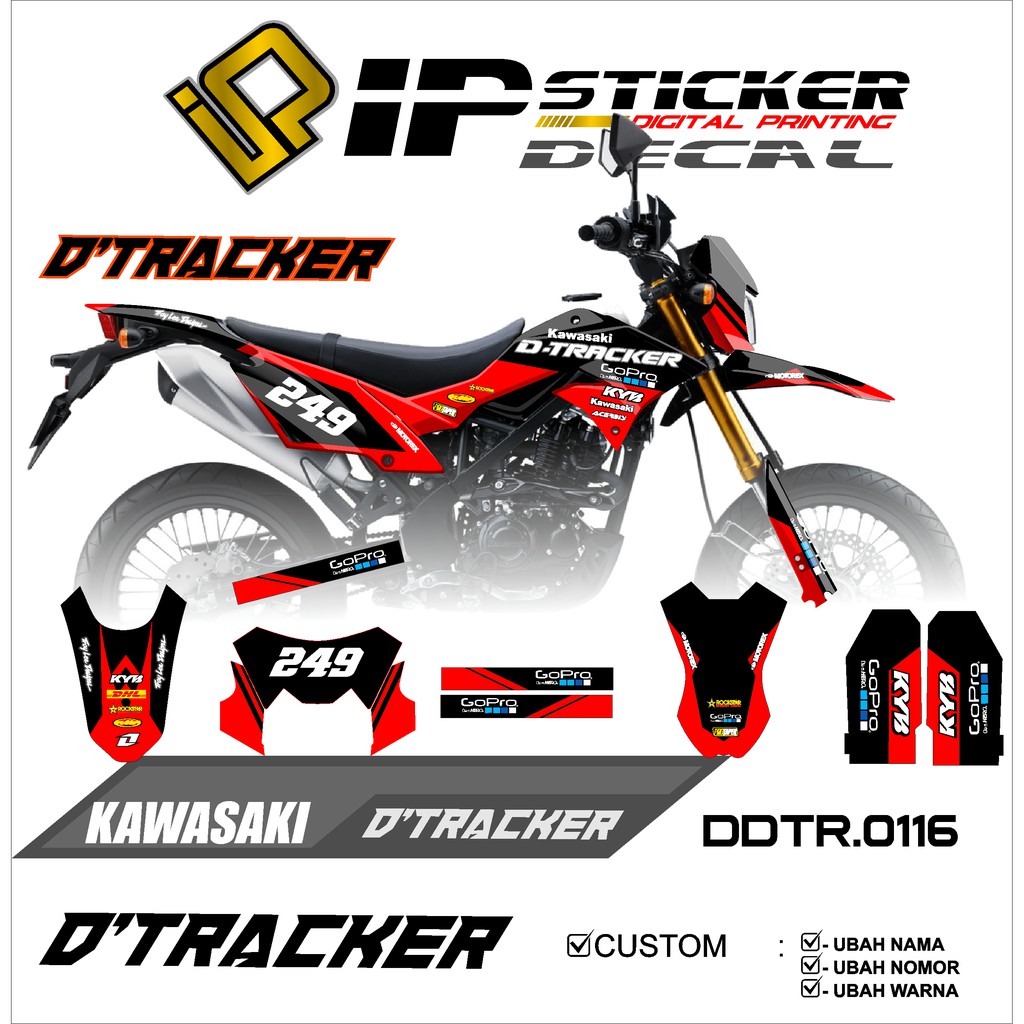 Jual Decal sticker atau full body DTRACKER desain 106 | Shopee Indonesia