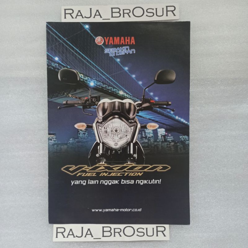 Jual Poster brosur katalog leaflet Yamaha Vixion 2010 | Shopee Indonesia