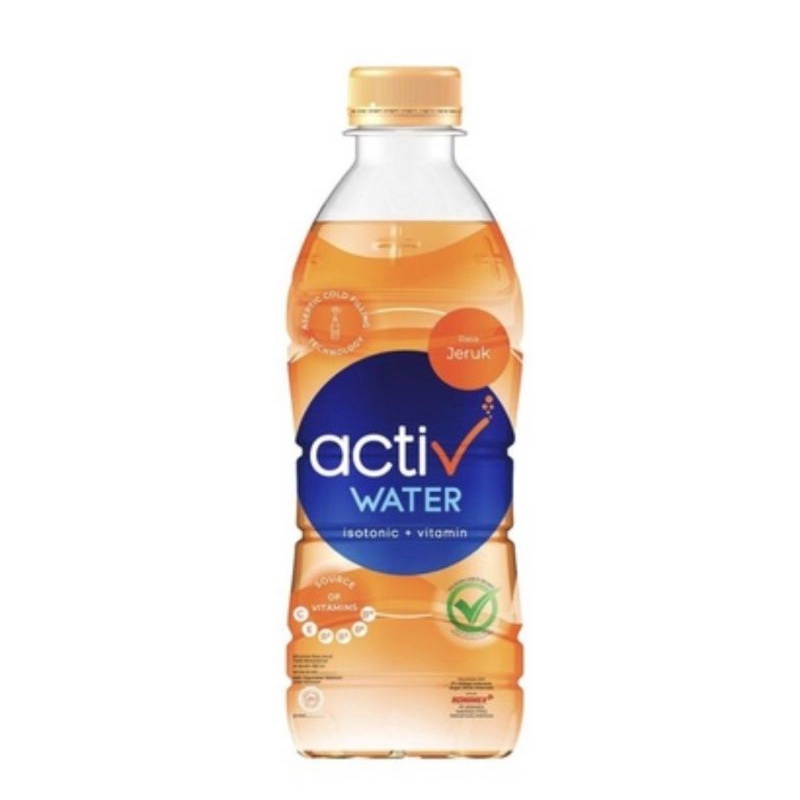 Jual ACTV WATER MINUMAN ISOTONIK VITAMIN RASA JERUK PET 380 ml | Shopee ...