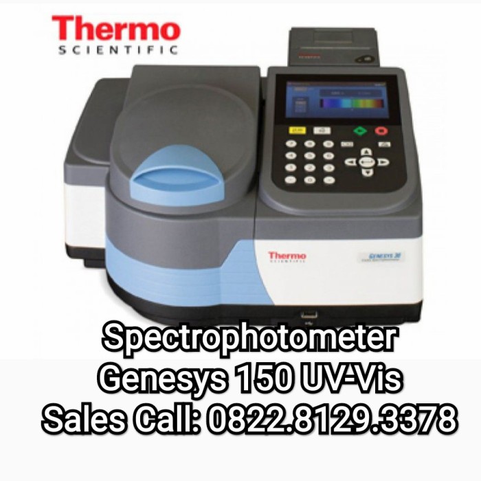Jual Thermo Scientific - Spectrophotometer Genesys 150 UV-Vis with 8 ...