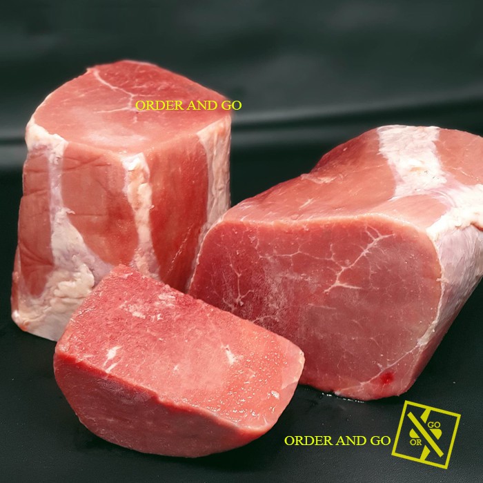 Jual Daging Eyeround Gandik Paha Sapi Kemasan 1KG | Shopee Indonesia