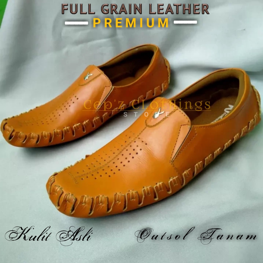 Jual Sepatu pantofel pria 100%kulit asli /kerja/kantor/loafers/pansus ...