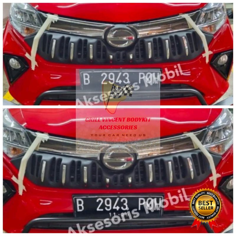 Jual Front Grille / Grill Depan Daihatsu Sigra 2019-2021 facelift model ...