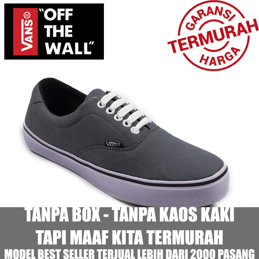 Jual Sepatu vans authentic vans pria vans -ABU | Shopee Indonesia