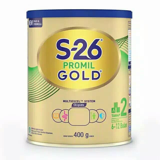 Jual S26 Promil Gold Tahap 2 Usia 6 - 12 Bulan 400 gr | Shopee Indonesia