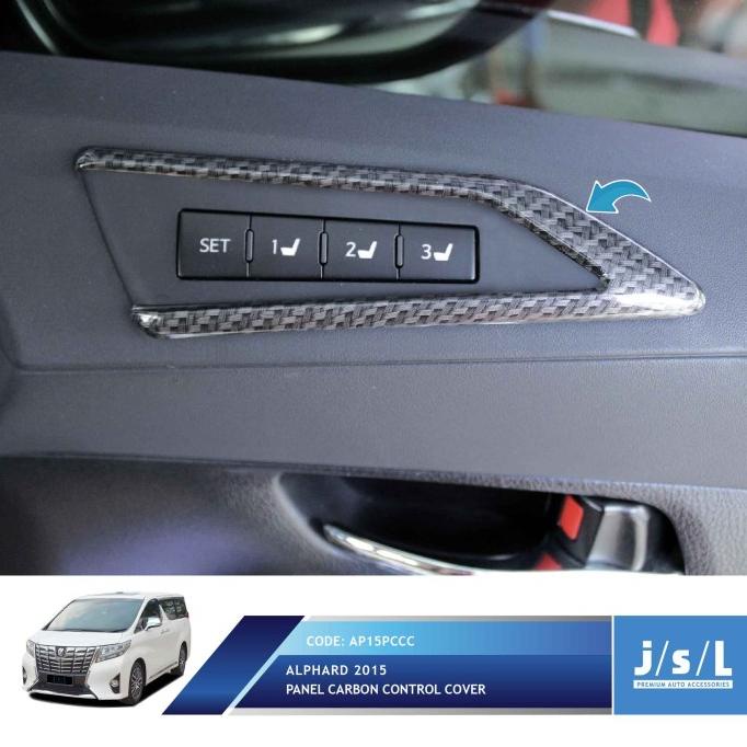 Jual JSL Panel Kontrol All New Alphard Control Panel Cover Carbontivo ...
