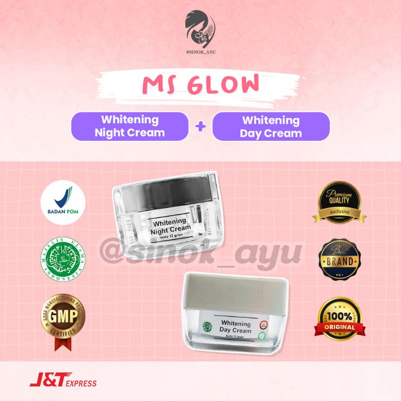 Jual WHITENING NIGHT CREAM + DAY CREAM (Siang dan malam) | Shopee Indonesia