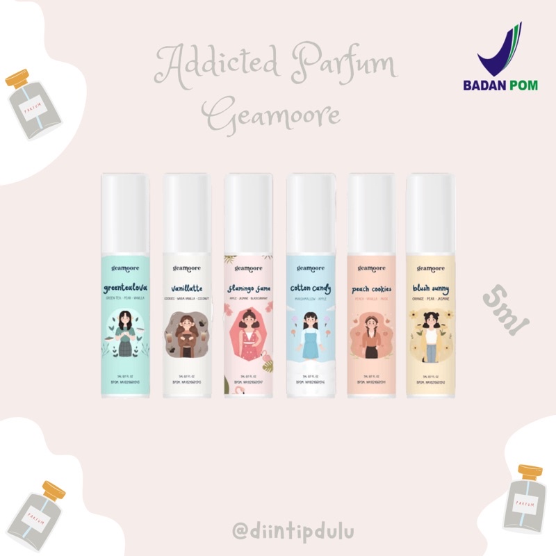Jual Geamoore Addicted parfum 5 ml 5ml | Shopee Indonesia
