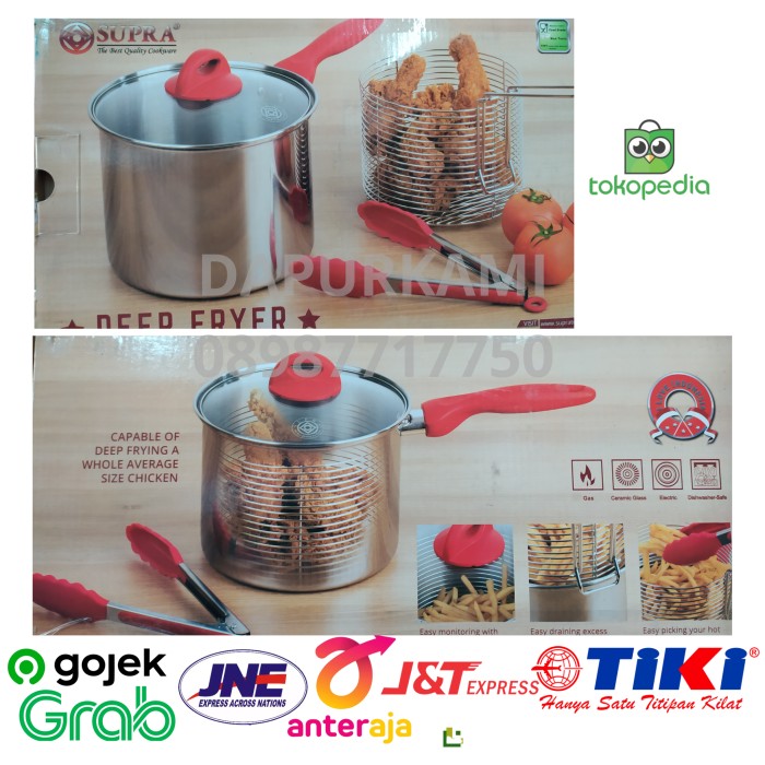 Jual Panci Fryer supra | Panci penggorengan kentang deep fryer supra ...