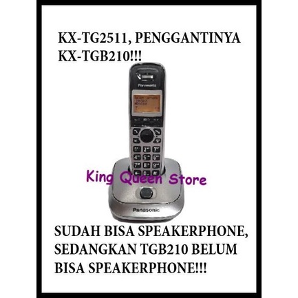 Jual Panasonic Wireless Phone Kx-Tgb210 - Hitam | Shopee Indonesia
