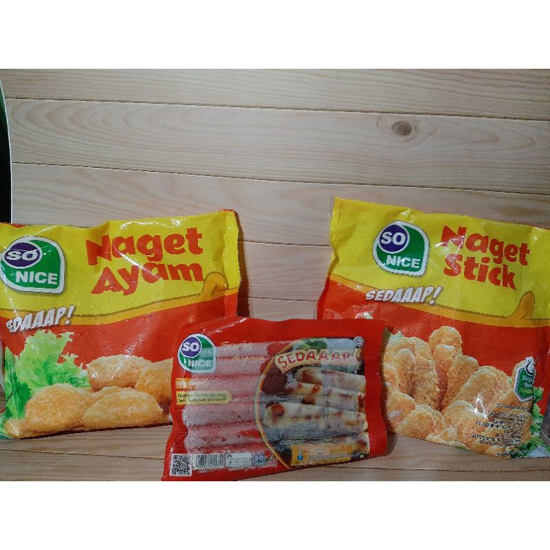 Jual Paket Nugget Hemat So Nice + Sosis | Shopee Indonesia