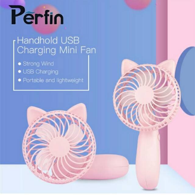 Jual Perfin Cute Fan handheld | Shopee Indonesia
