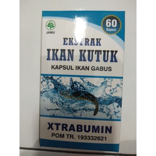 Jual Kapsul ektrak ikan kutuk /gabus isi 60 kapsul (xtrabumin) | Shopee Indonesia