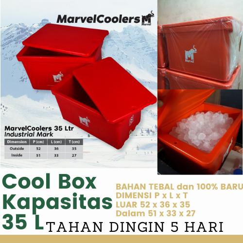 Jual Cooler Cooler Box Ice 100 Liter Marvel / Cool Box / Kotak Boks ...