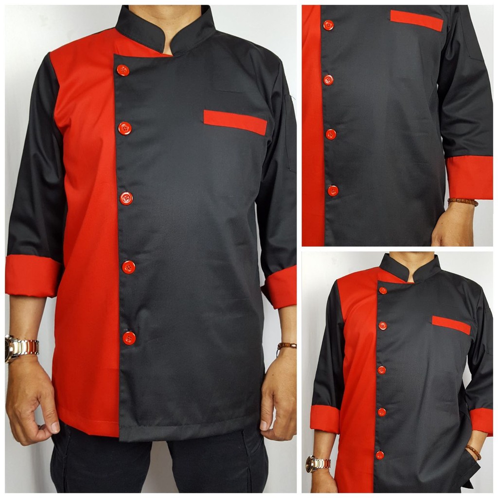 Jual Baju Chef model 6 Baju Koki Baju Chef Profesional | Shopee Indonesia