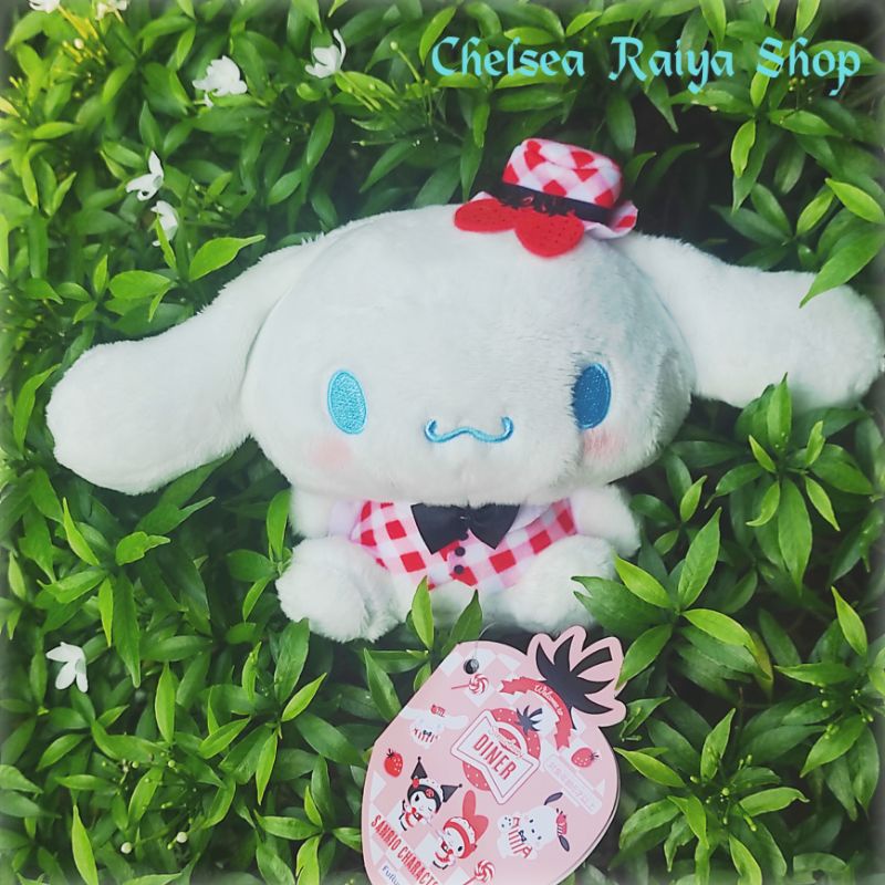 Jual Boneka Plush Sanrio Cinnamoroll Strawberry Diner 15cm Cinamorol ...