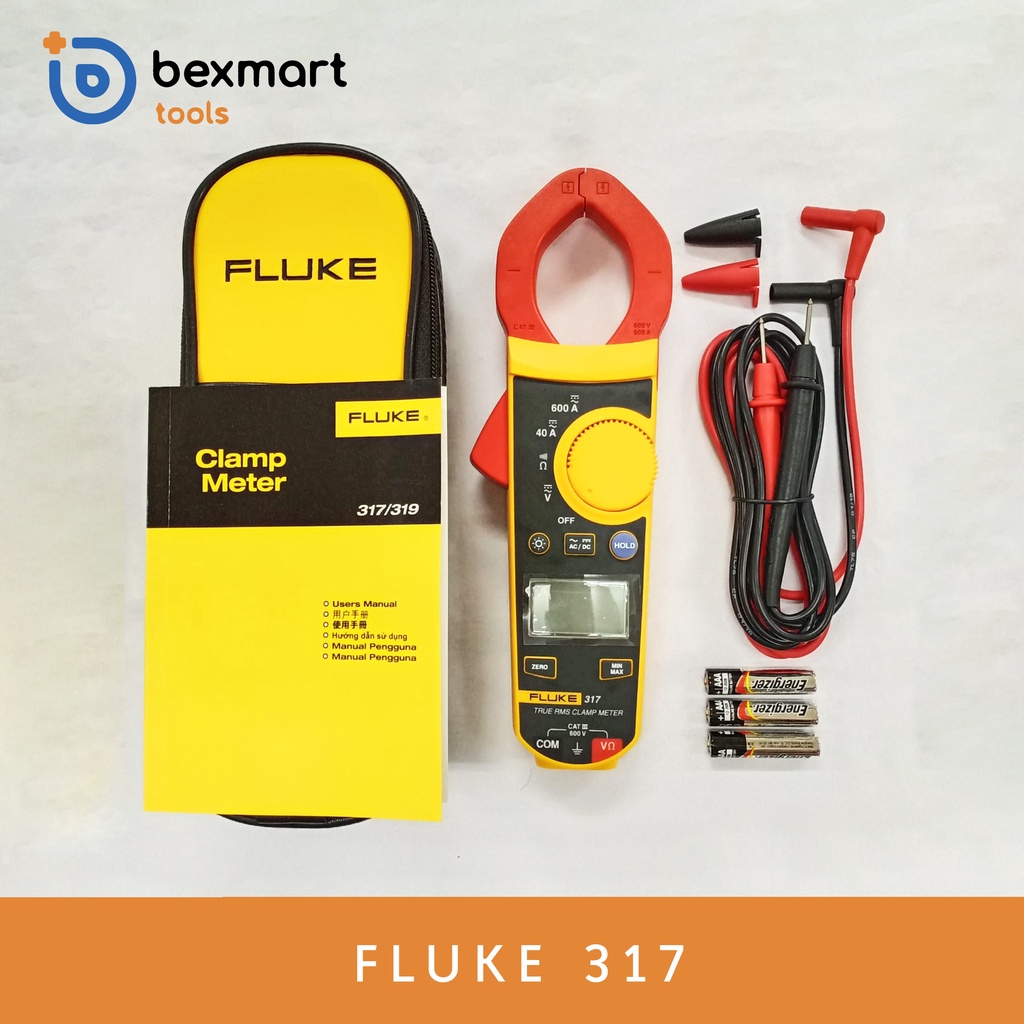 Jual FLUKE 317 True RMS Clamp Meter 600A AC&DC | Shopee Indonesia