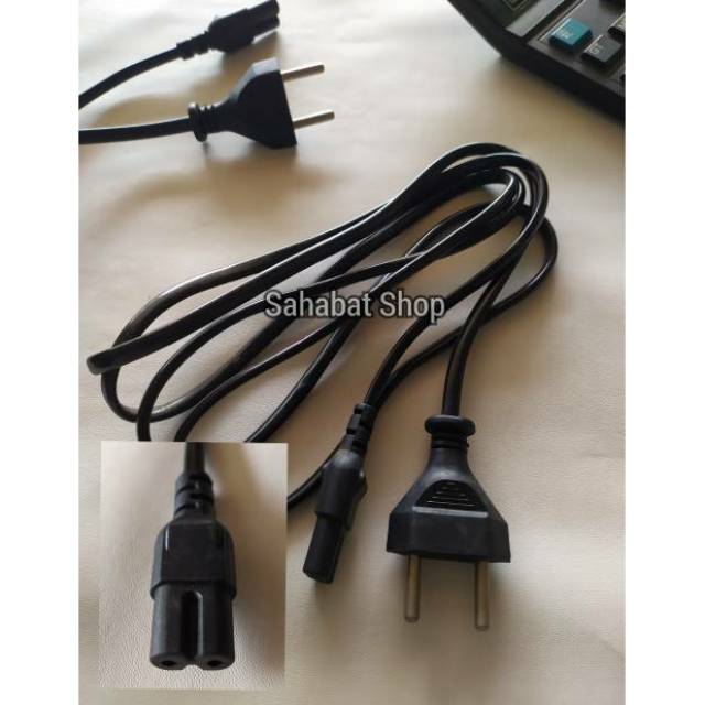 Jual Kabel tape Power / kabel Charger Emergency PS / kabel angka 8 ...