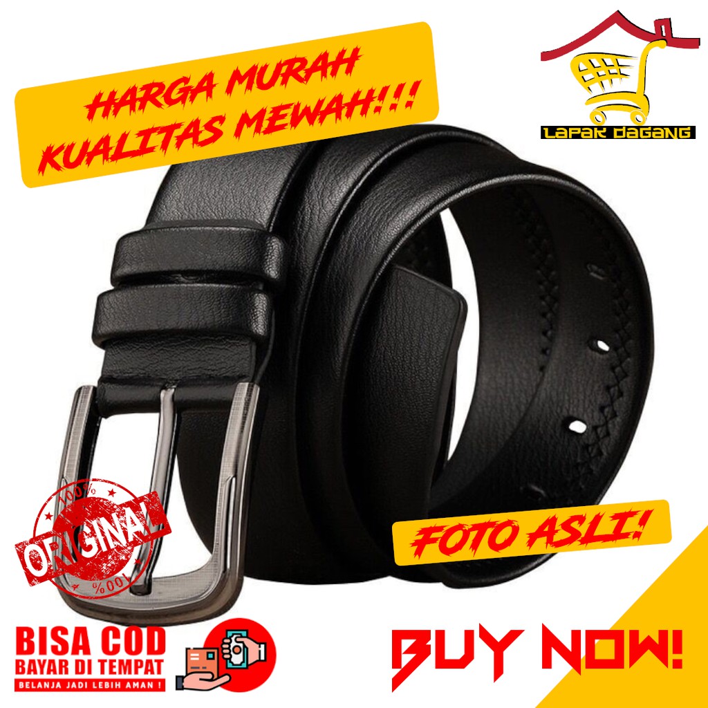 Jual Ikat Pinggang Pria Men Kulit Asli Tactical Men Belt Gesper Pria ...