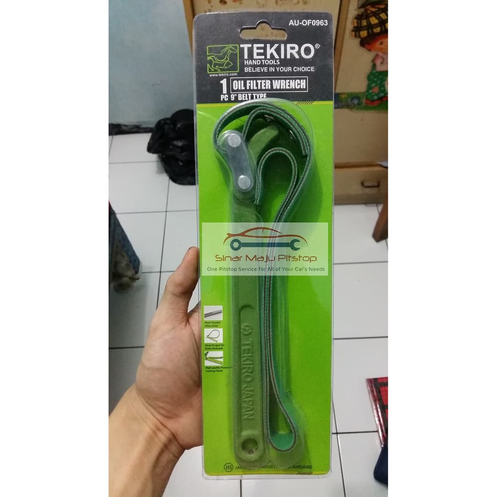 Jual KUNCI PEMBUKA FILTER OLI MOBIL - 9 INCI MODEL BELT SABUK TEKIRO ...