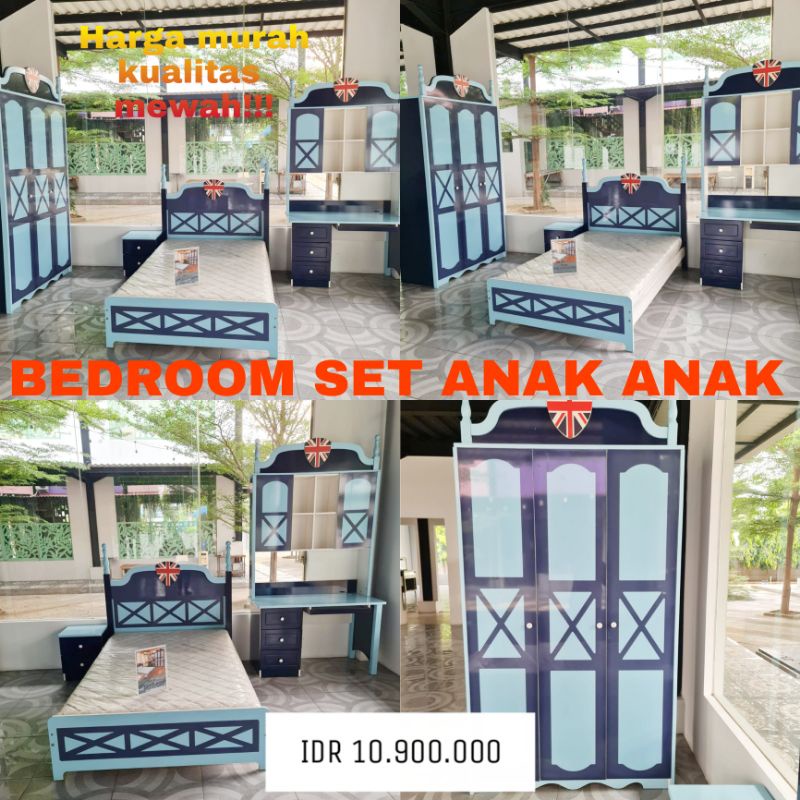 Jual FURNITURE BEDROOM SET ANAK ANAK//KAMAR TIDUR SET UNTUK ANAK ANAK ...