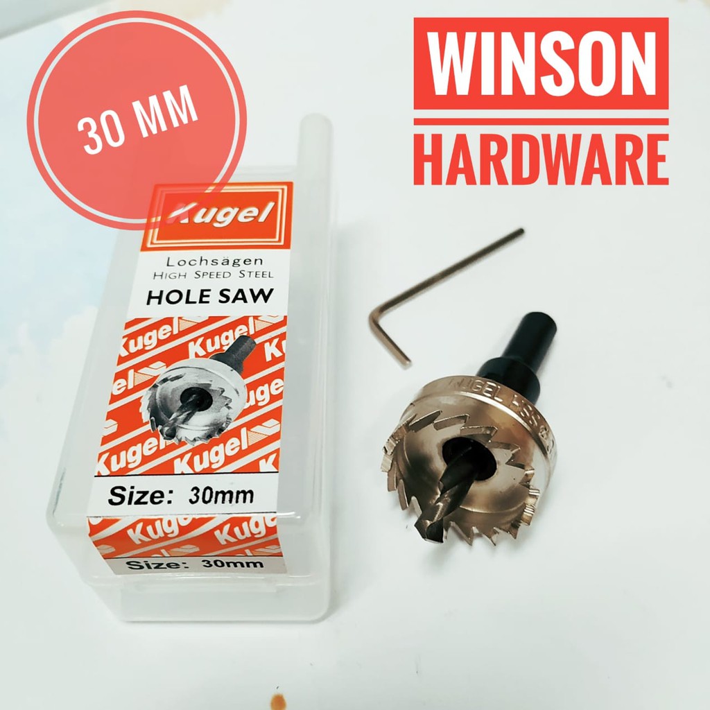 Jual Holesaw Besi HSS 30mm Kugel | Hole saw Mata Bor Besi 30 mm ...
