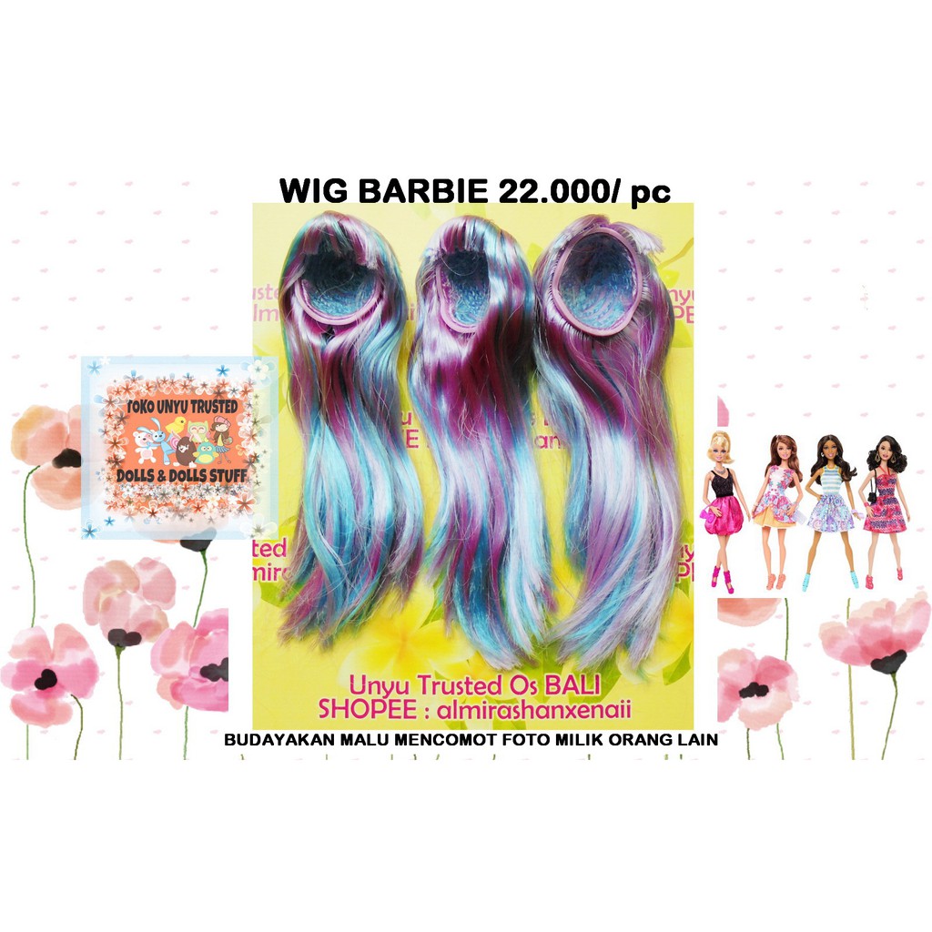 Jual Boneka Barbie Mattel (ORIGINAL) - BIRU UNGU F06 | Shopee Indonesia