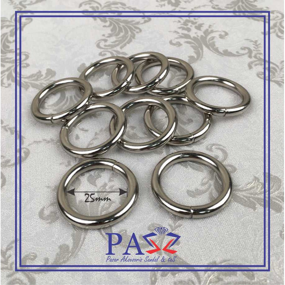 Jual Ring O 25mm Murah Tebal Ring Bulat Ring Tas | Shopee Indonesia