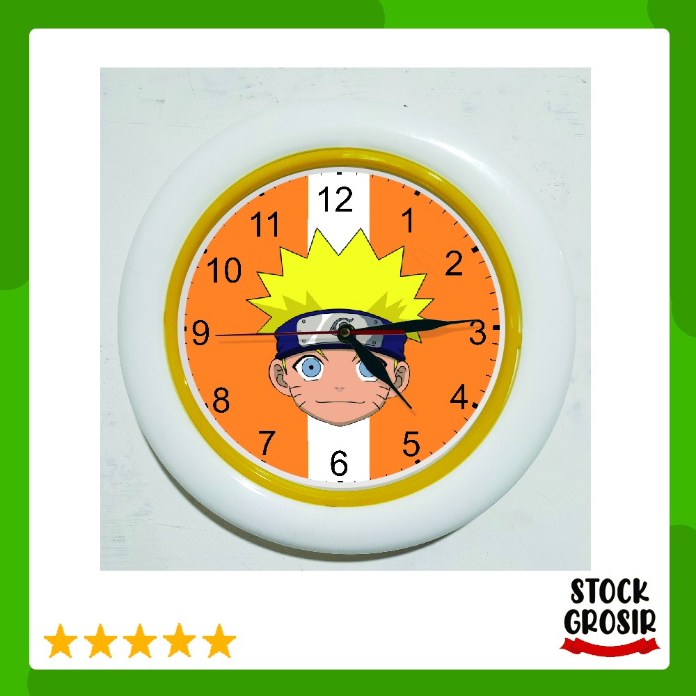 Jual Jam Dinding Naruto 21cm (Bisa Diletakan di meja) | Shopee Indonesia