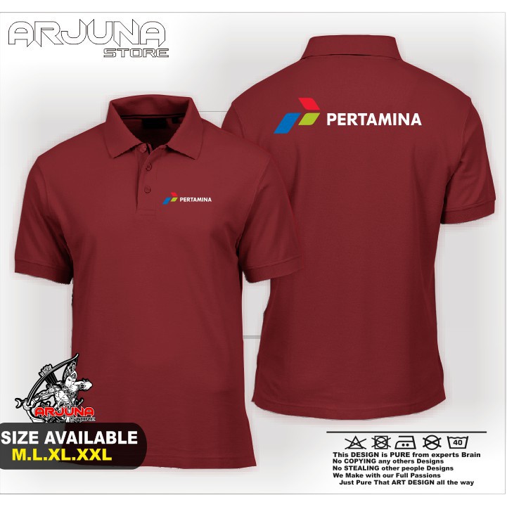 Jual PROMO.!! POLOSHIRT / KAOS POLO PERTAMINA V2 BAJU PERUSAHAAN ...