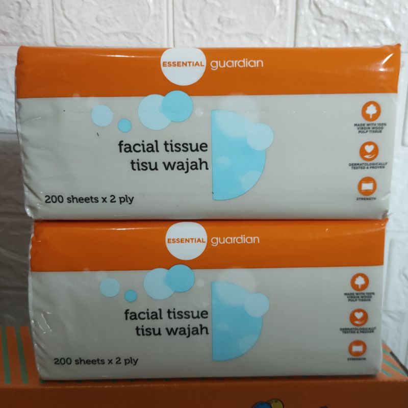 Jual Tisu Wajah / Facial Tissue Guardian 200 sheet x 2 ply ( kemasan baru ) | Shopee Indonesia