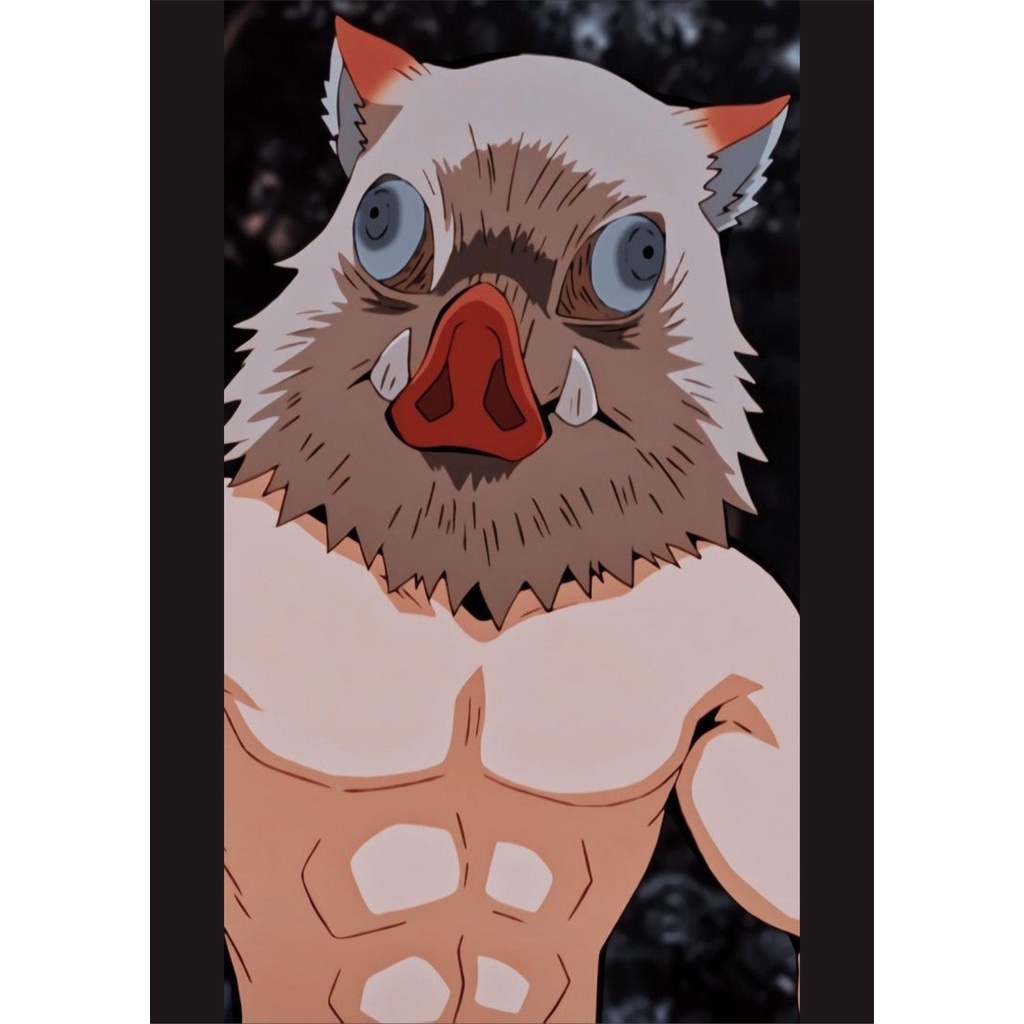 Jual Poster Dinding INOSUKE HASHIBIRA Anime Manga Kimetsu No Yaiba ...