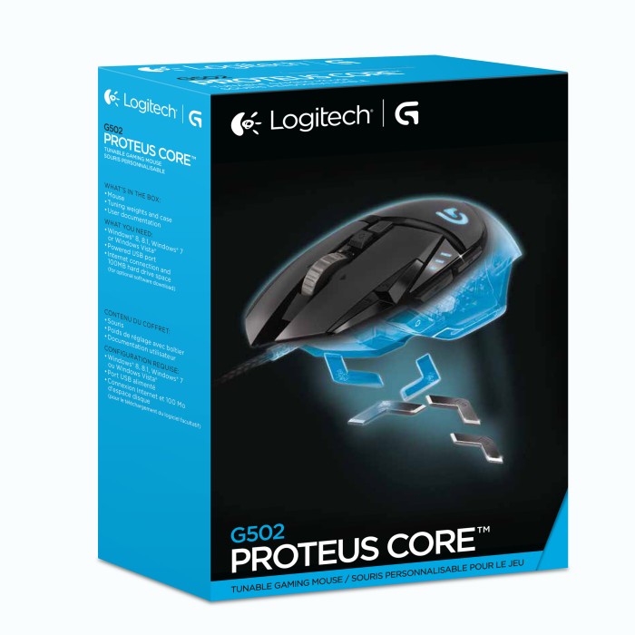 Jual logitech G 502 Gaming mouse proteus core ODER AJA READY STOCK ...