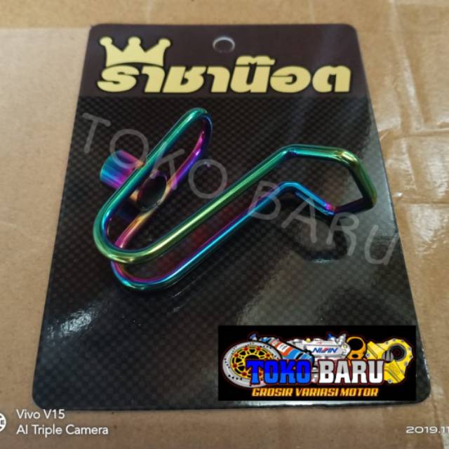 Jual Gantungan barang kawat twotone green model heng atau gantungan ...