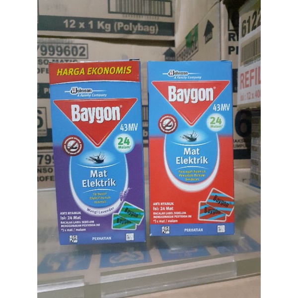 Jual Baygon Mat Elektrik Refill (isi 24 Mat) | Shopee Indonesia