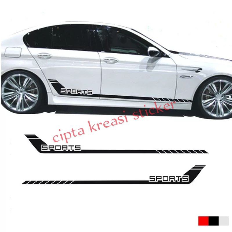 Jual STICKER LIST SAMPING STIKER MOBIL BMW SEDAN TOYOTA AVANZA CALYA ...
