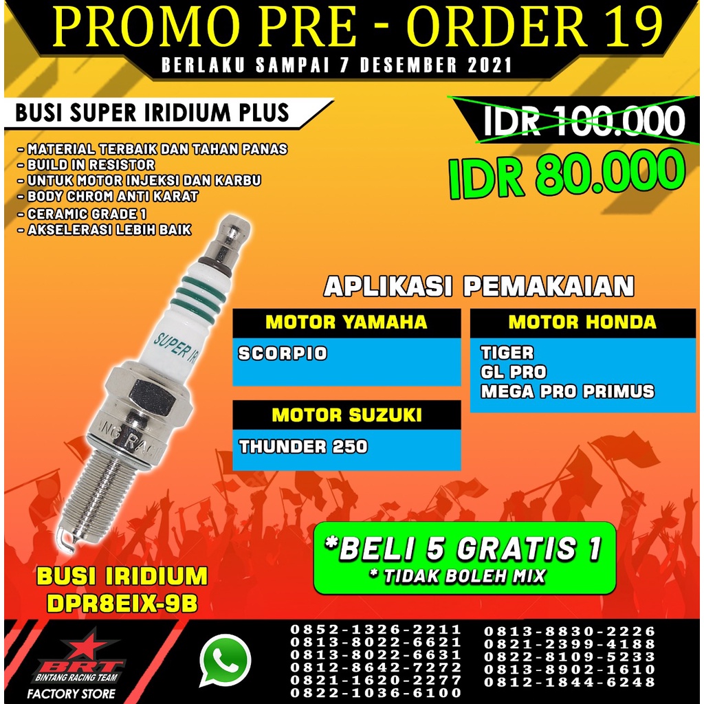 Jual BUSI IRIDIUM BRT | Shopee Indonesia